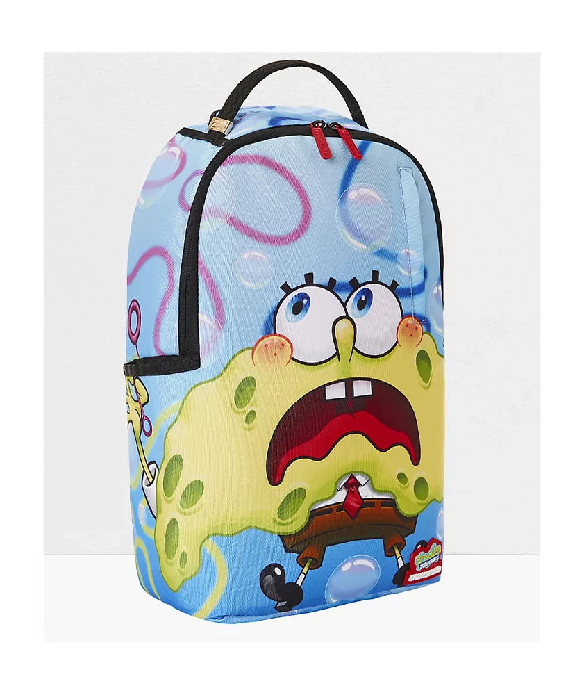 Sprayground x SpongeBob SquarePants Shark Shape Sponge Blue & Yellow ...