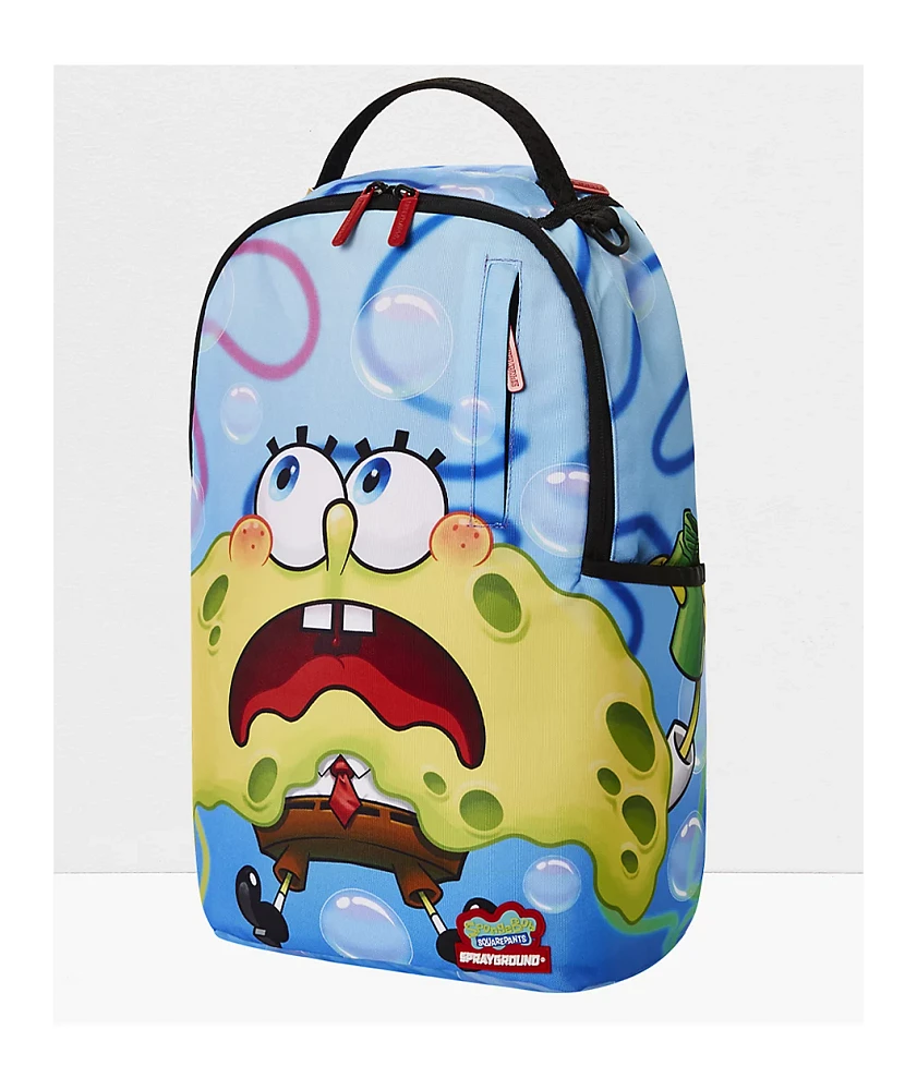 Sprayground x SpongeBob SquarePants Shark Shape Sponge Blue & Yellow ...
