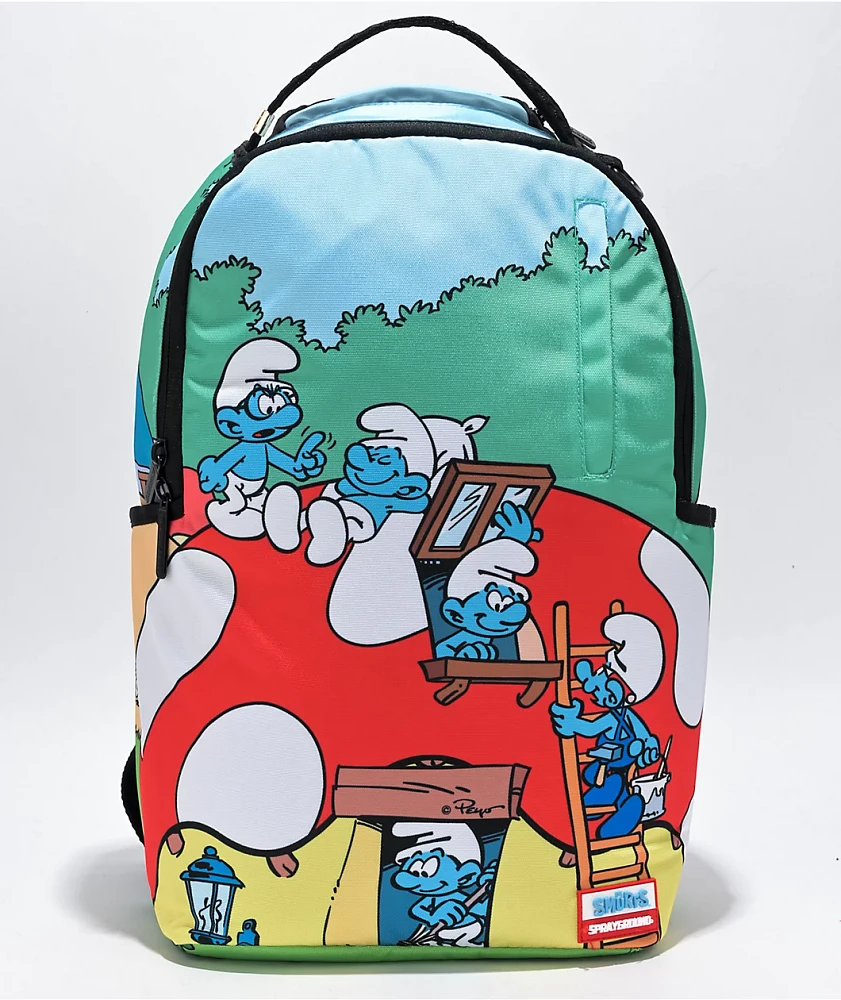 Sprayground x The Smurfs Mushroom Backpack | Hamilton Place