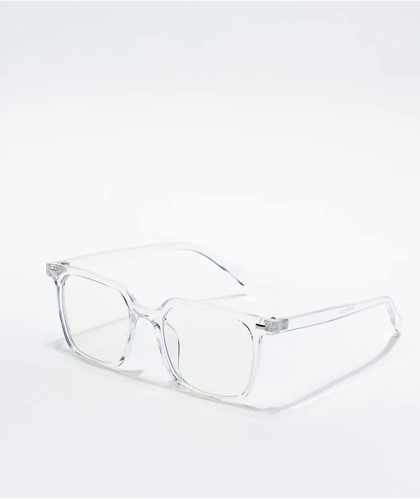 Eyeking Square Frame Clear Blue Light Glasses | Hamilton Place