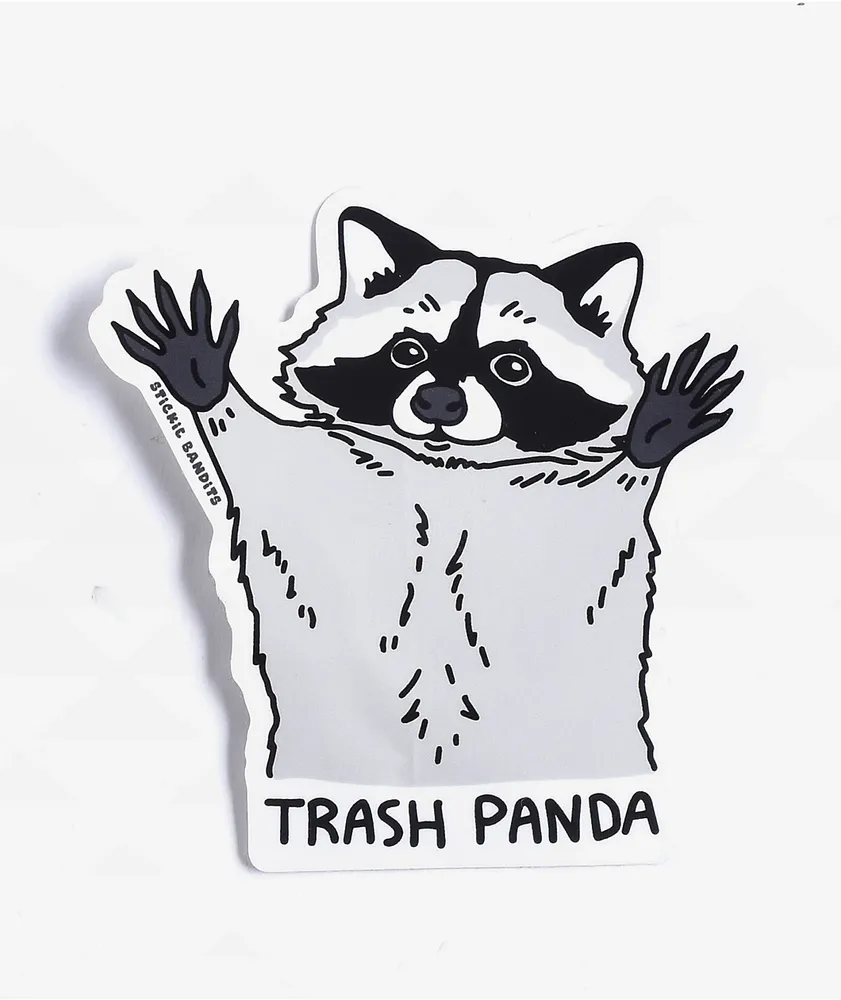 Stickie Bandit Trash Panda Grey Sticker | Hamilton Place