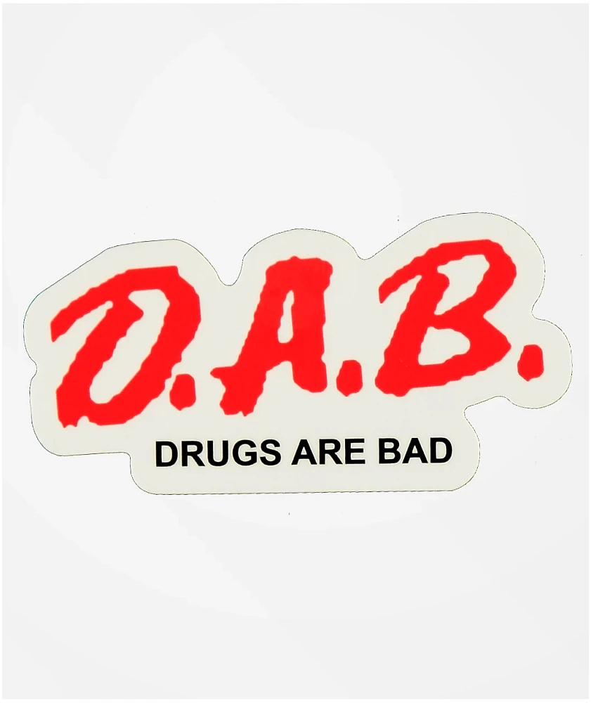 Stickie Bandits D.A.B. White Sticker | Hamilton Place