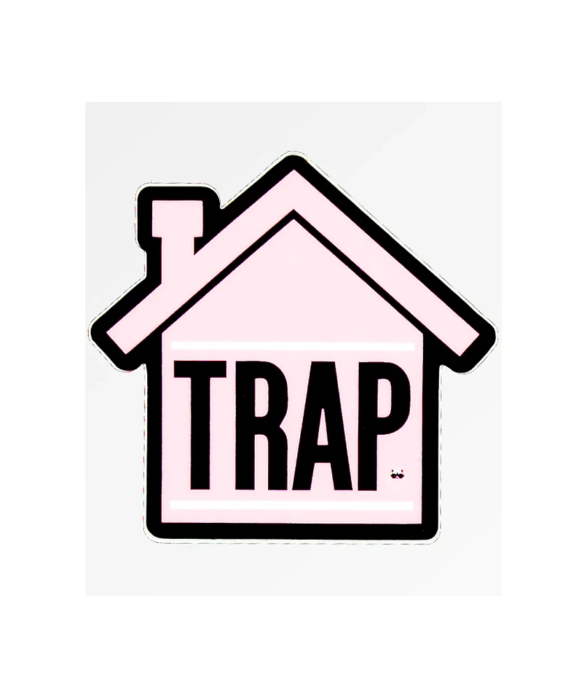 Stickie Bandits Trap Pink House Sticker | Hamilton Place