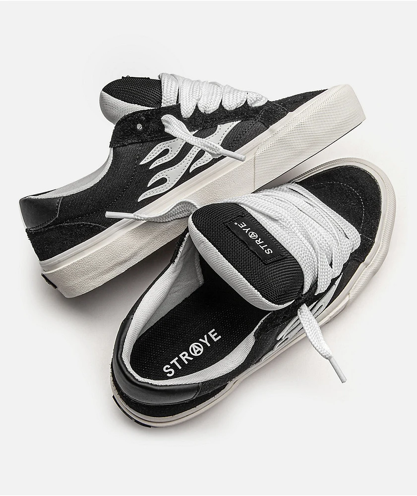 Straye Dixon Logan Puff Black & White Skate Shoes | Mall of America®