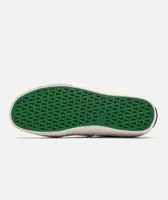 Straye Vista White & Green Flame Skate Shoes | Hamilton Place
