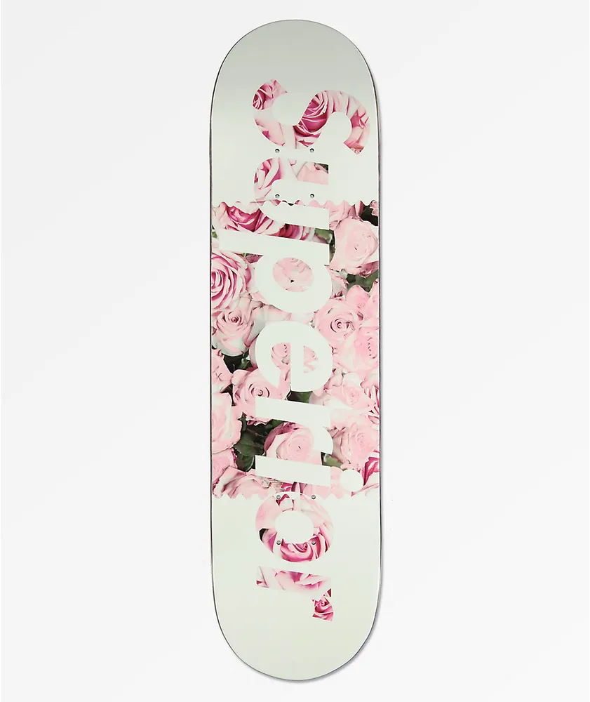 Superior Floral Pink 8.0" Skateboard Deck | Hamilton Place