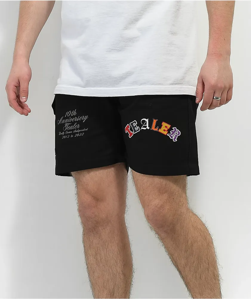 Tealer 10th Anniversary Black Shorts | Hamilton Place