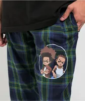 Boondocks The Boondocks Green Plaid Pajama Pants | Hamilton Place