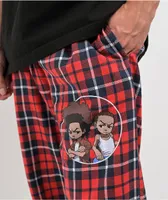 Boondocks The Boondocks Red Plaid Pajama Pants | Plaza Las Americas