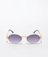 The Gold Gods Helios Gradient Black Sunglasses | Hamilton Place