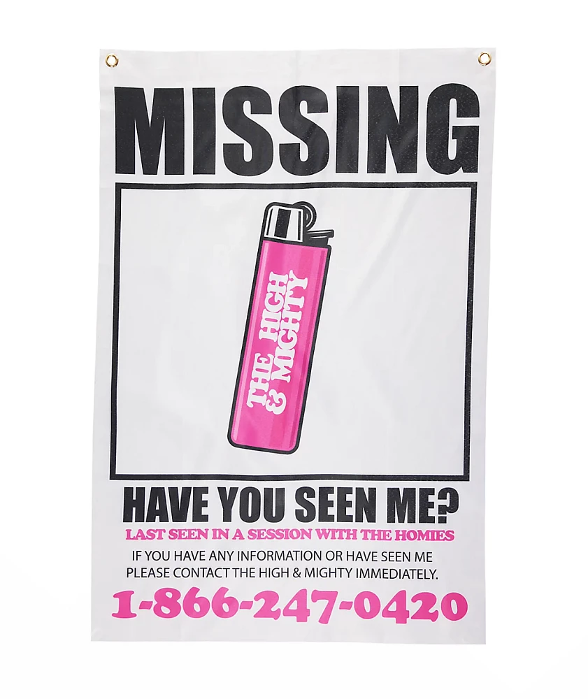 The High & Mighty Missing Banner | Liberty Center