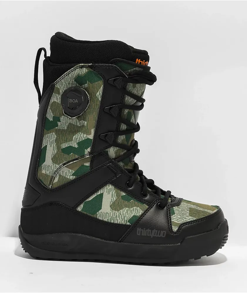 ThirtyTwo Diesel Hybrid Lace & Boa Camo Snowboard Boots 2024 | Mall of ...