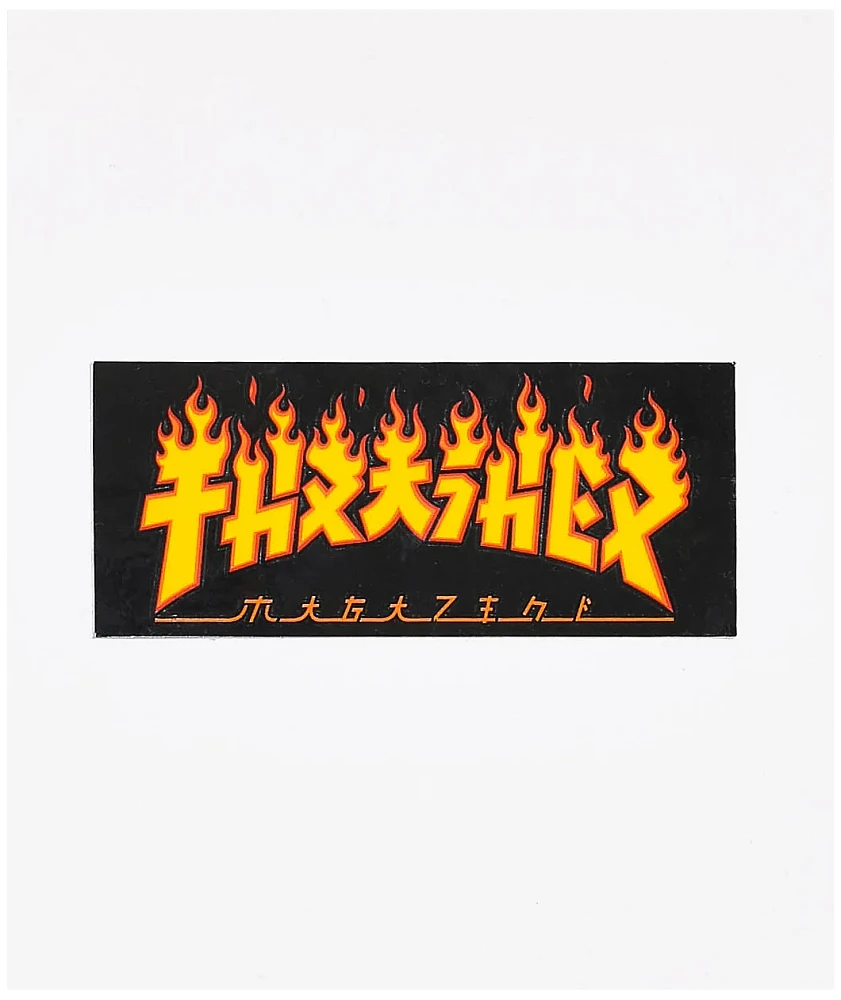 Thrasher Godzilla Flame Sticker | Hamilton Place
