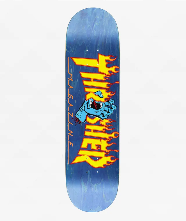 Santa Cruz Skate Thrasher x Santa Cruz Screaming Flame 8.25" Skateboard ...