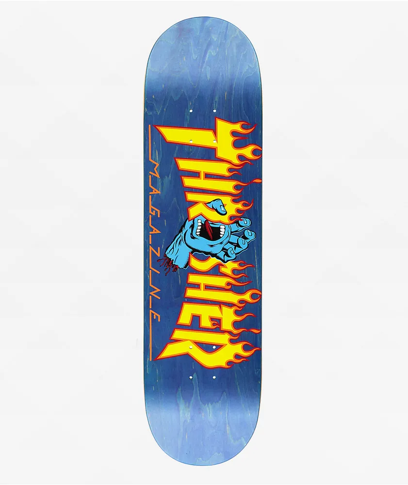 Santa Cruz Skate Thrasher x Santa Cruz Screaming Flame 8.25" Skateboard ...