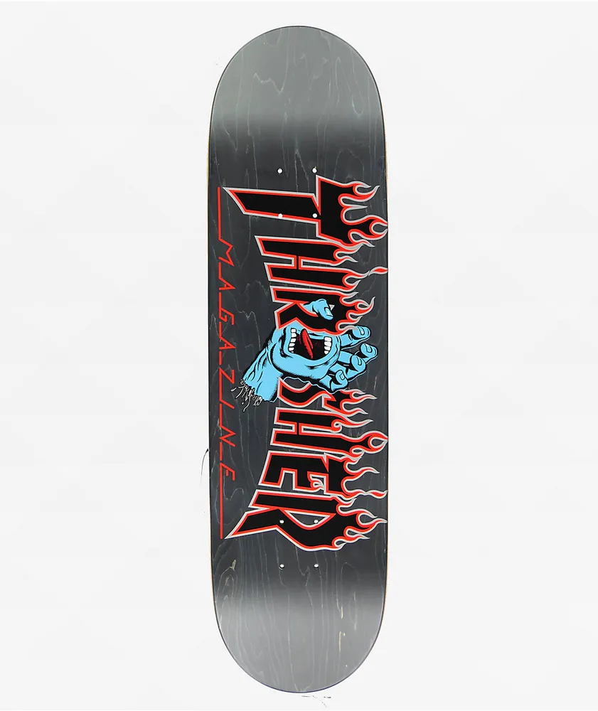Santa Cruz Skate Thrasher x Santa Cruz Screaming Flame 8.5" Skateboard ...