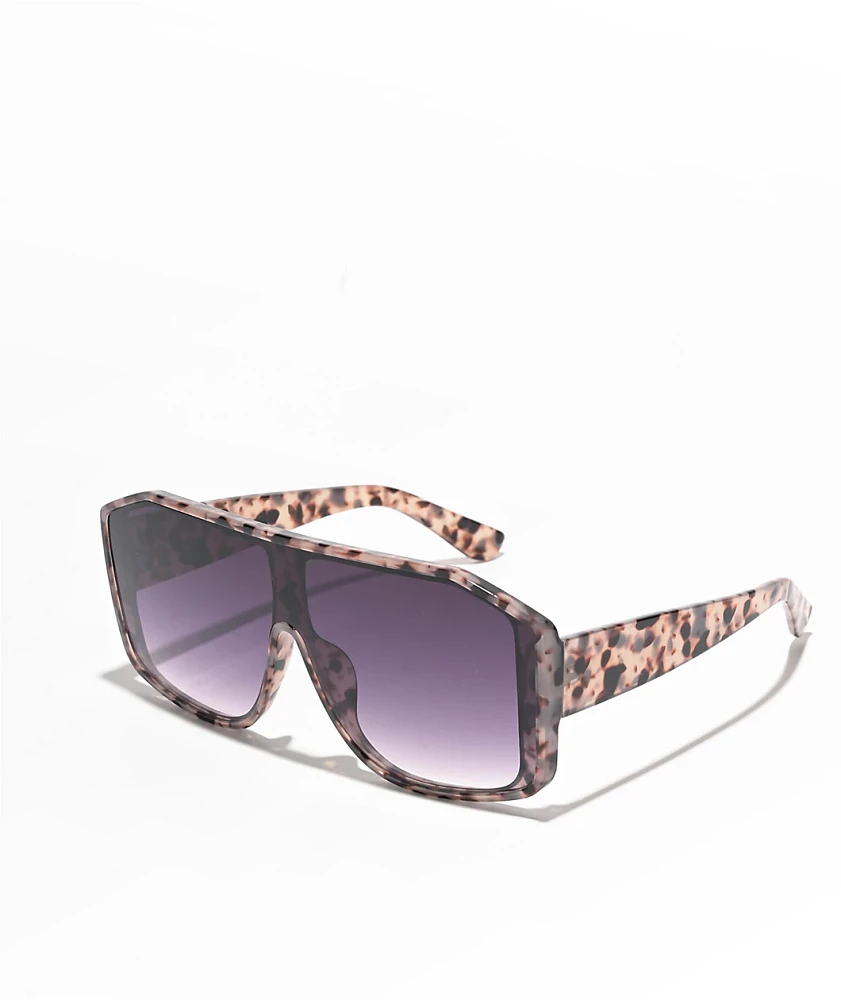 Empyre Tortoise Shield Sunglasses | Hamilton Place