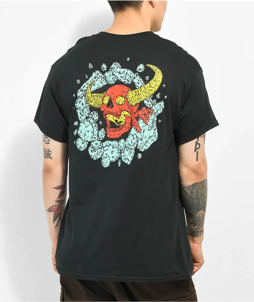 Toy Machine Hiromonster Black T-Shirt | Hamilton Place