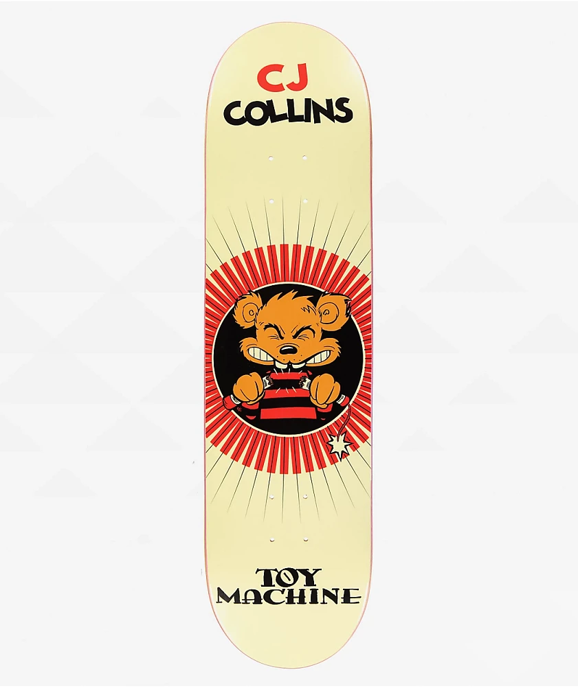 Toy Machine Toons Collins 8.0" Skateboard Deck | Hamilton Place