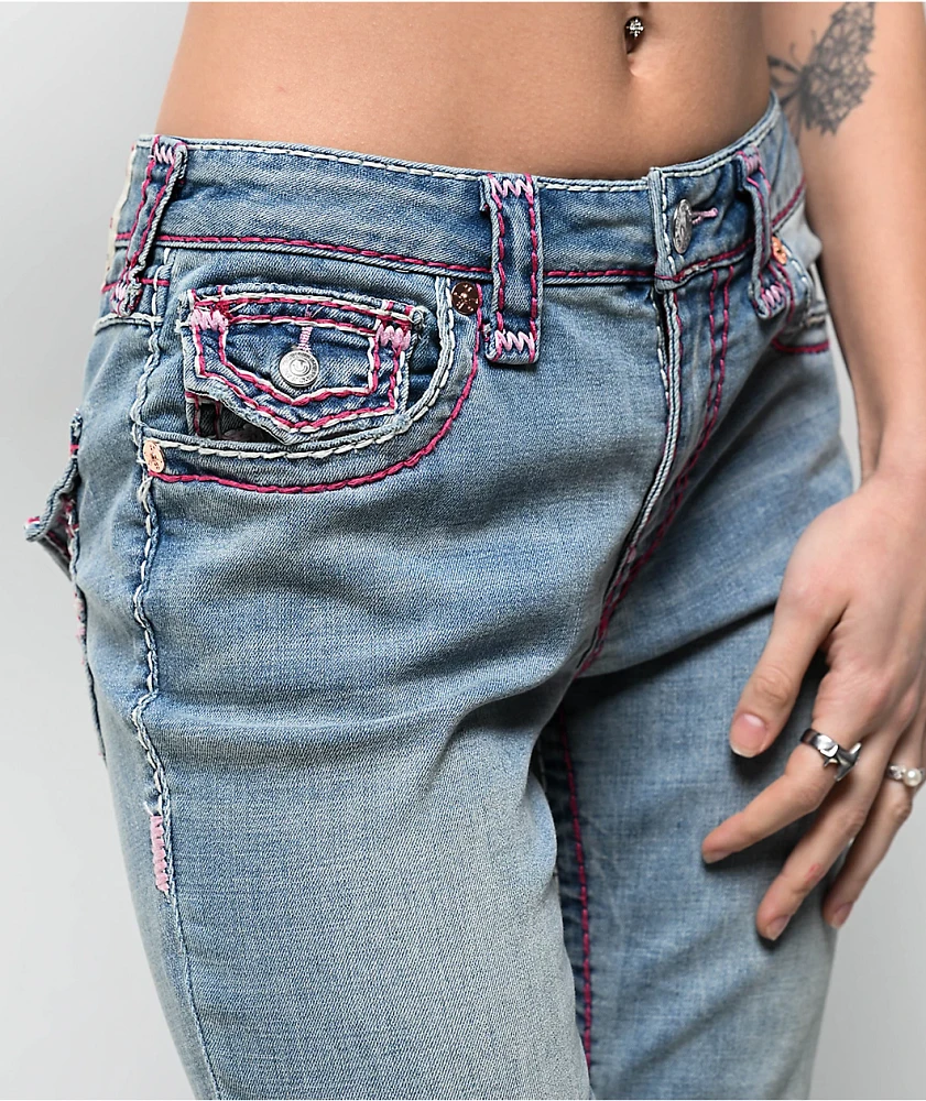 True Religion Becca Super T California Poppy Mid Rise Bootcut Jeans at ...