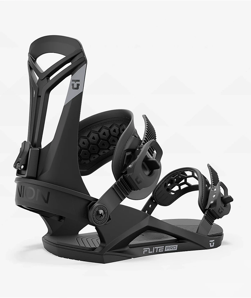 Union Flite Pro Black Snowboard Bindings 2025 | Hamilton Place