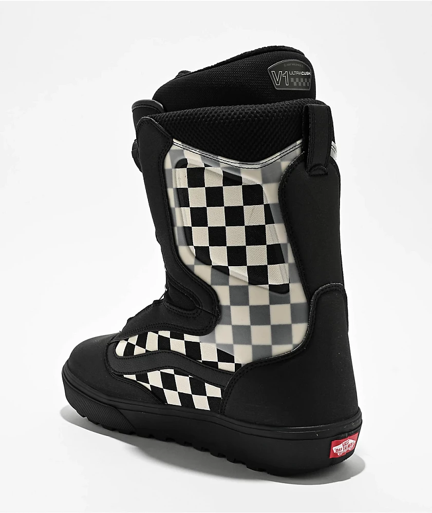 Vans Aura OG Black & Checkerboard Snowboard Boots | Mall of America®