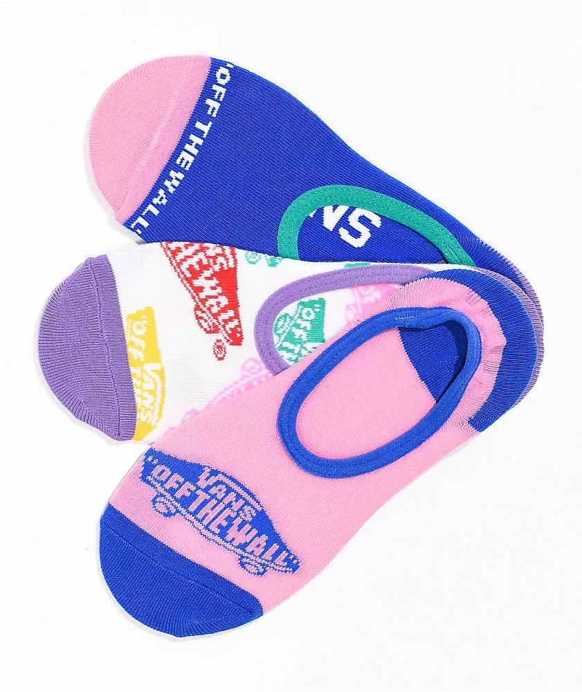 Vans Canoodle Skateboard 3-Pack No Show Socks | Hamilton Place