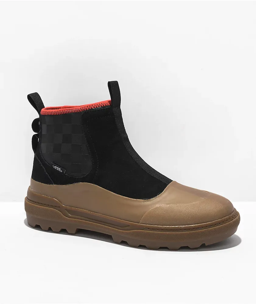 Vans Colfax Hanna Scott Black & Gum Boots | Hamilton Place