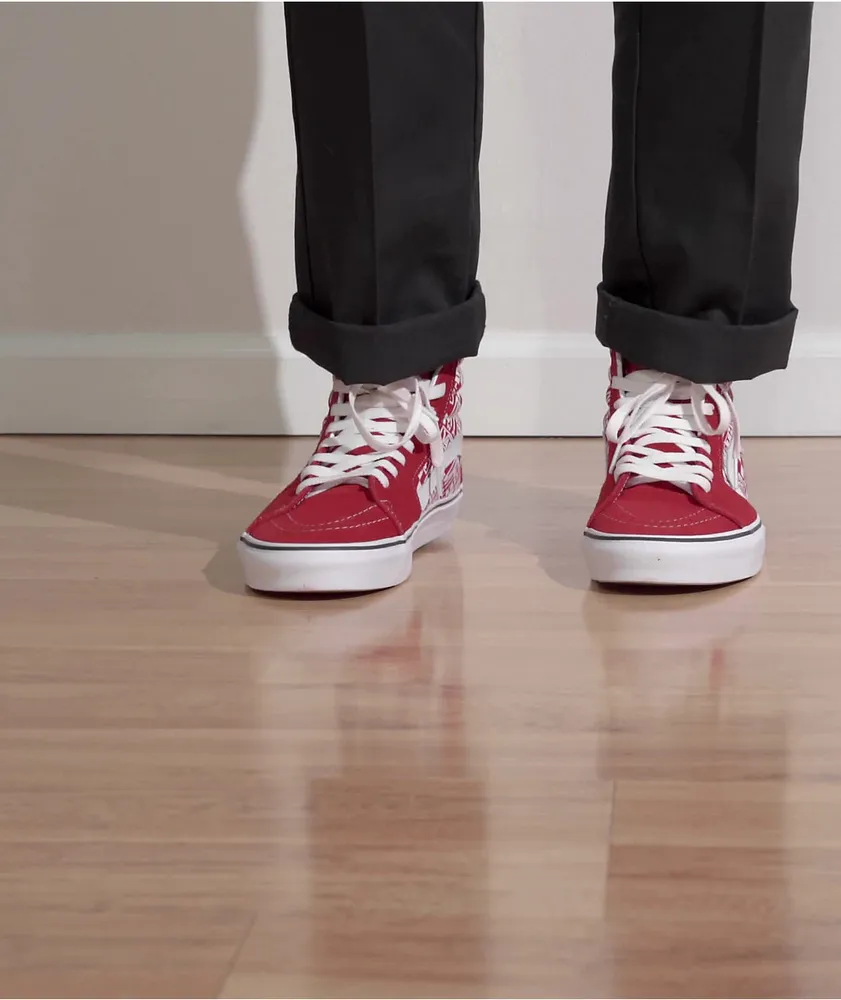 Vans Sk8-Hi OTW Chili Pepper Red Skate Shoes | Mall of America®
