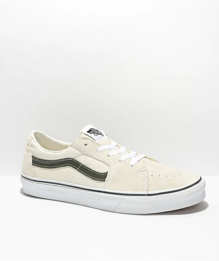 Vans Sk8-Low Utility Pop Blanc De Blanc & Khaki Skate Shoes | Hamilton ...