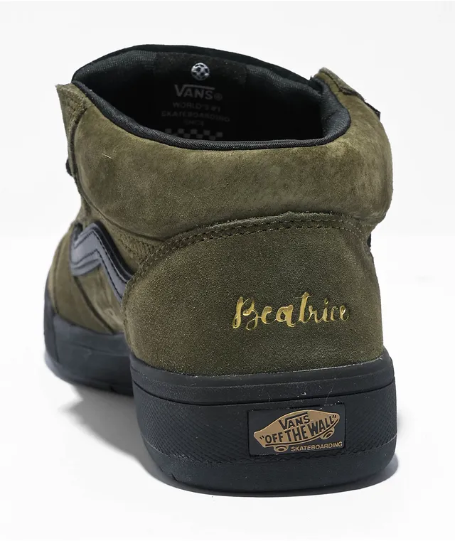 Vans Skate Beatrice Domond Zahba Mid Dark Olive Skate Shoes Vans Skate Beatrice Domond Zahba Mid Dark Olive Skate Shoes