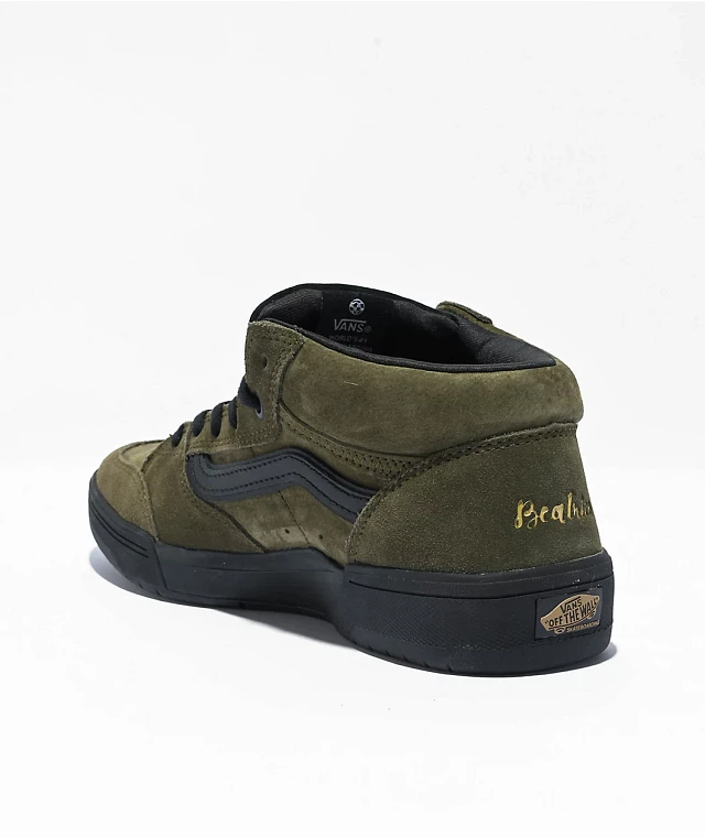 Vans Skate Beatrice Domond Zahba Mid Dark Olive Skate Shoes Vans Skate Beatrice Domond Zahba Mid Dark Olive Skate Shoes