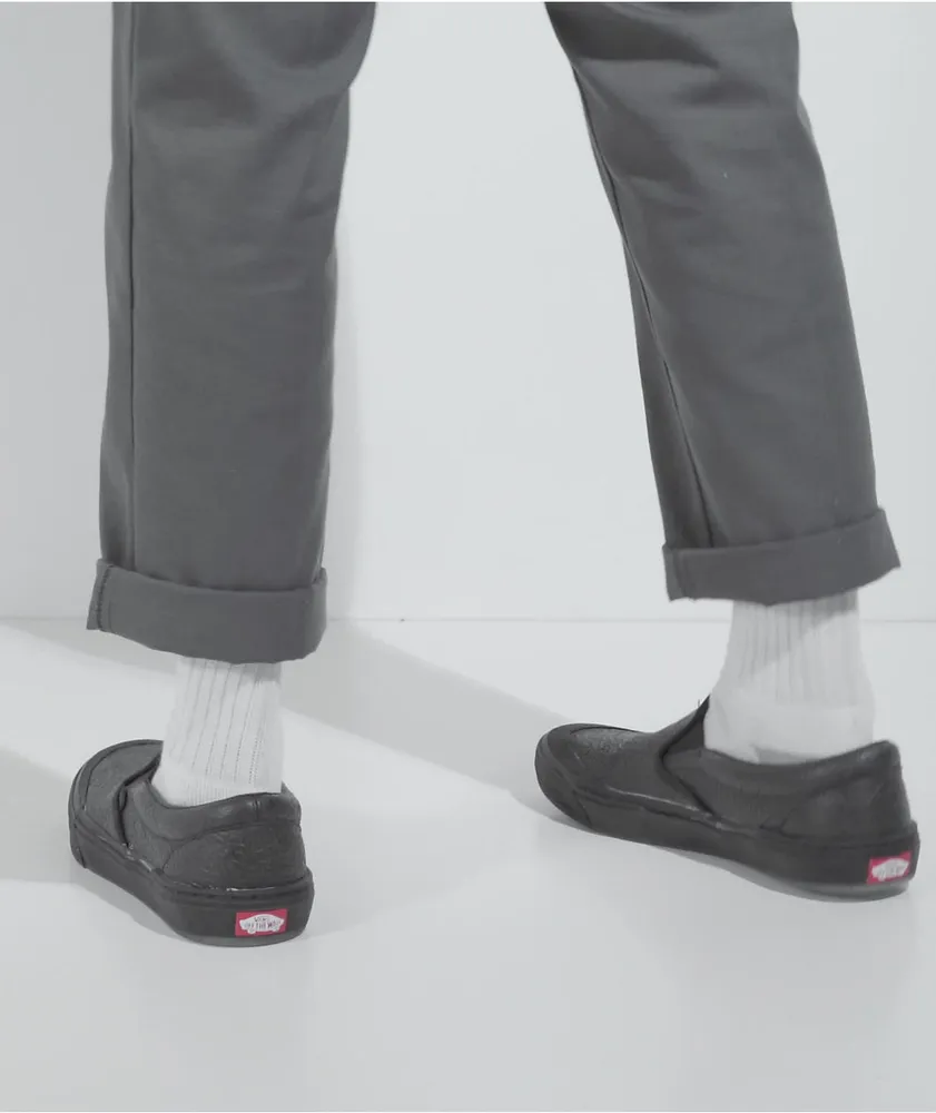 Vans Slip-On Pro BMX Courage Black Elephant Suede Shoes | Mall of America®