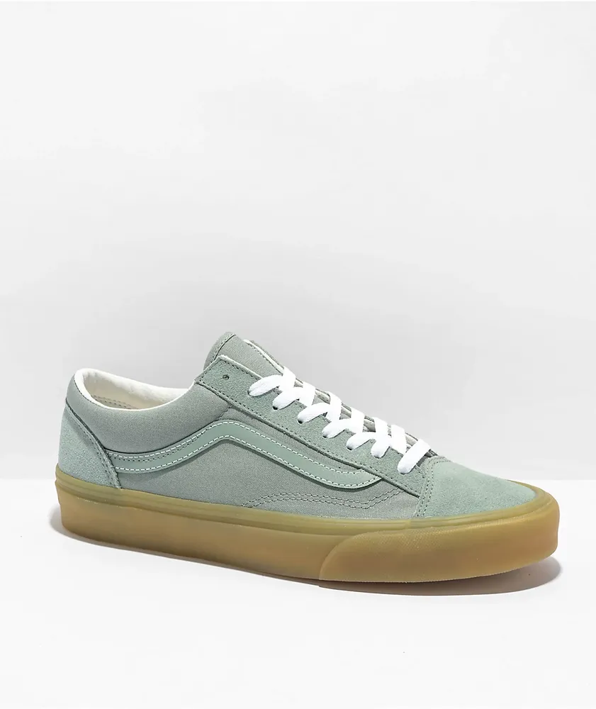 Vans Style 36 Gum & Green Milieu Skate Shoes | Hamilton Place