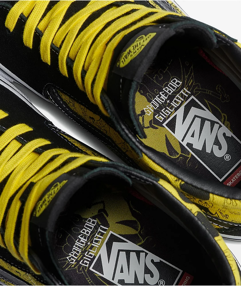 Vans x SpongeBob SquarePants Skate Sk8-Hi Gigliotti Skate Shoes | Mall ...