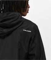 Volcom Phase 91 Black Windbreaker Jacket | Hamilton Place