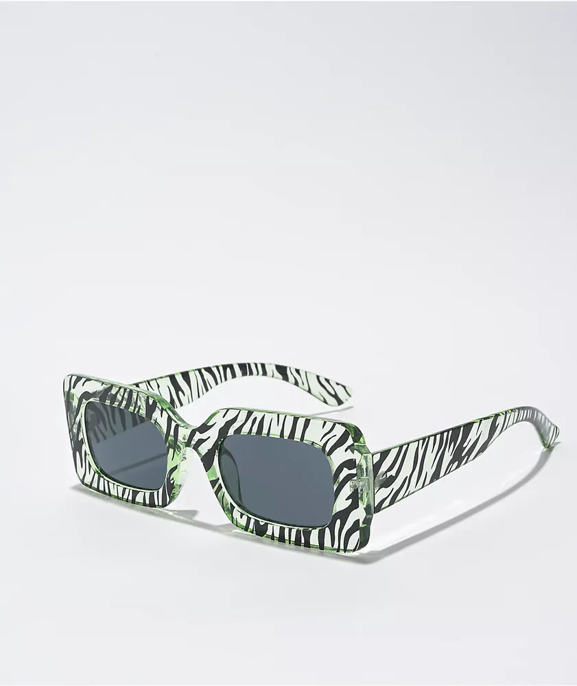 I SEA Wednesday Green Zebra Stripe Sunglasses | Mall of America®