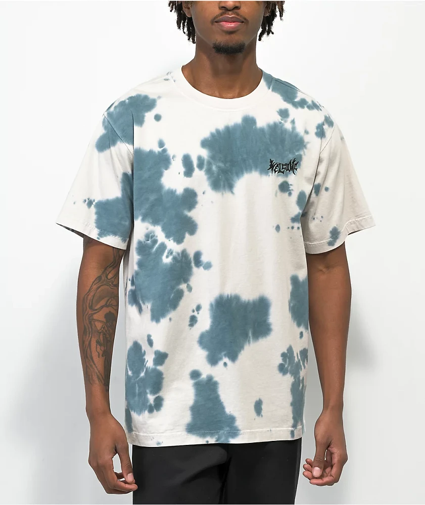 Welcome Inkblot Mist & Bone Tie Dye T-Shirt | Hamilton Place