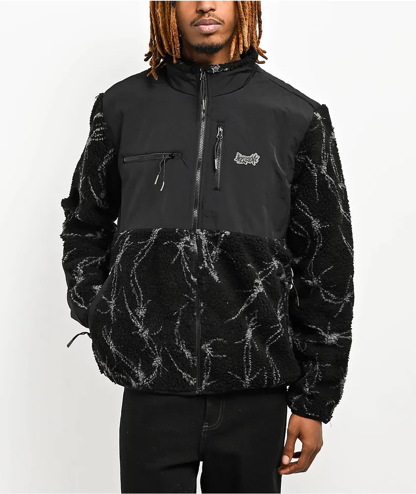 Welcome Wire Black Sherpa Jacket | Hamilton Place