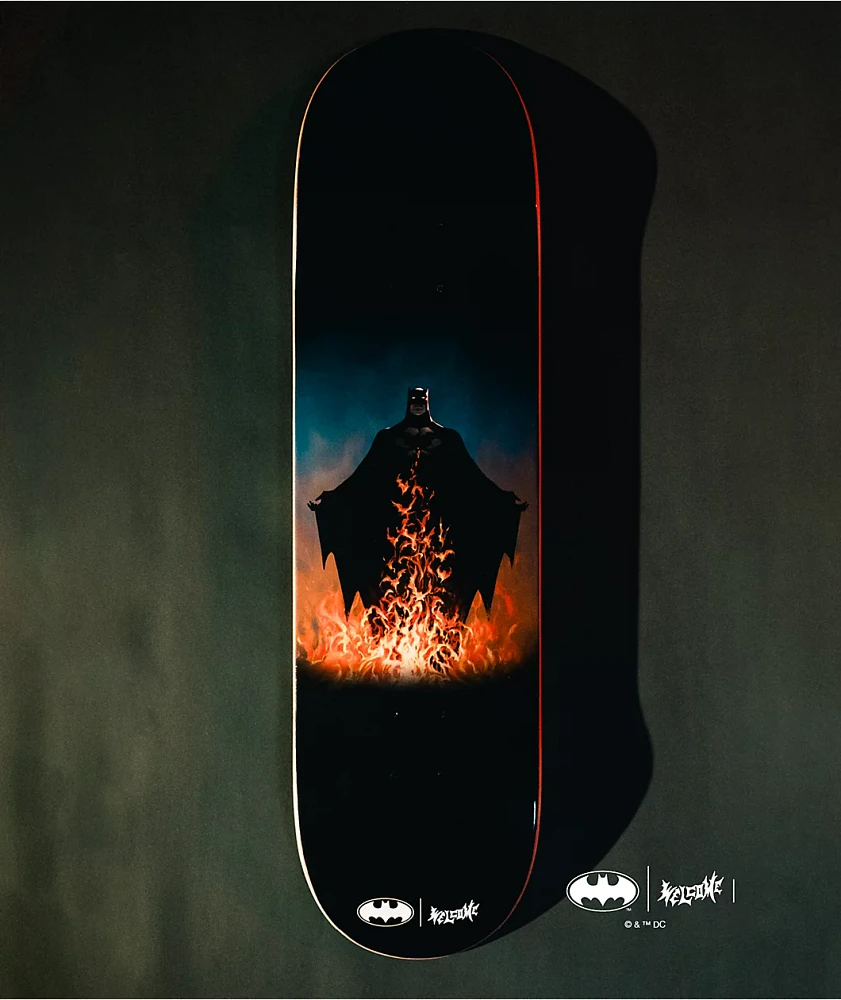 Welcome x Batman Bat Flames 8.5" Skateboard Deck | Mall of America®