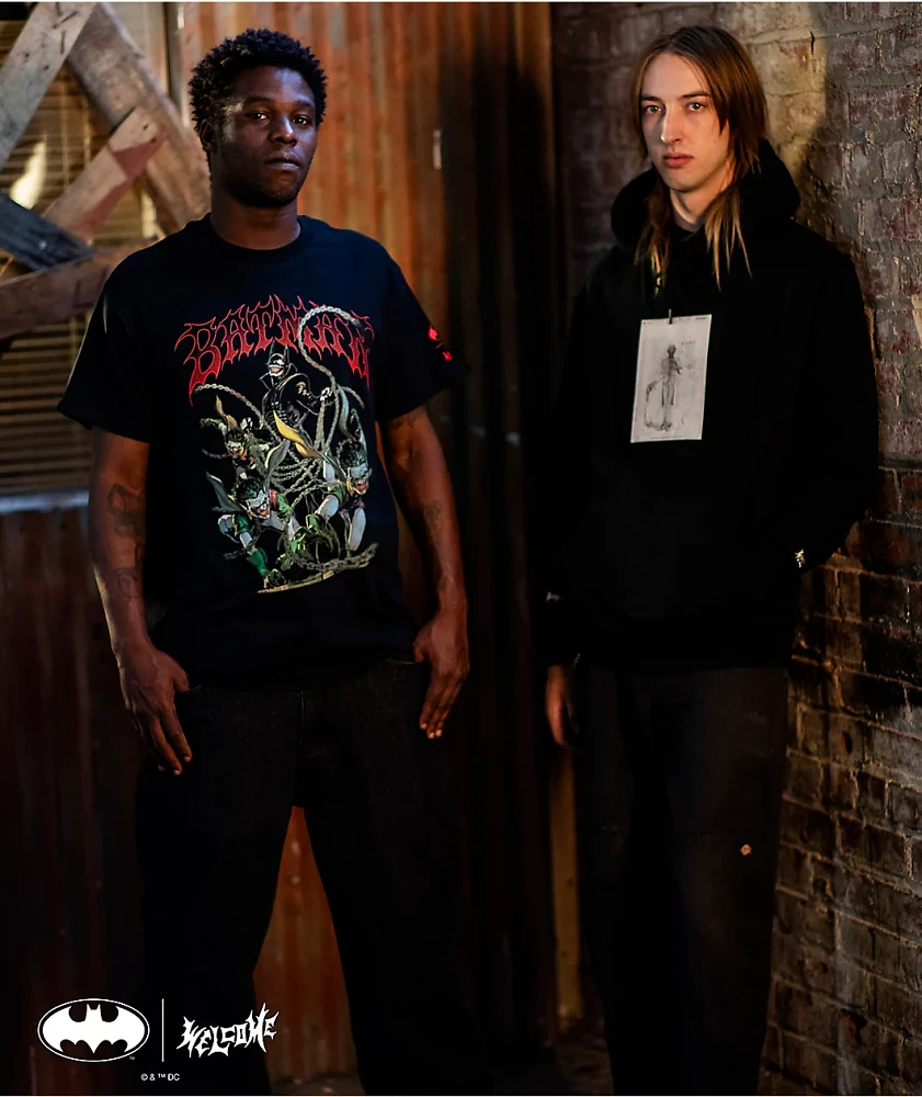 Welcome x Batman Devil Horns Black Hoodie | Mall of America®