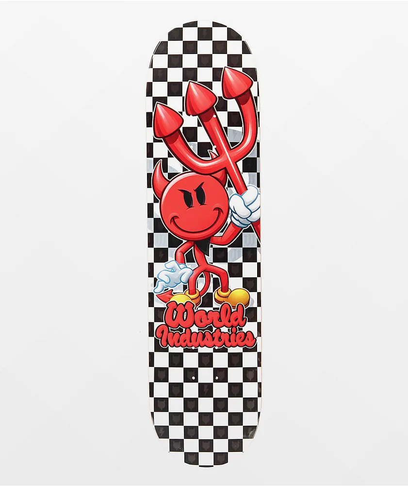World Industries Checkered Devilman 8.0" Skateboard Deck | Hamilton Place