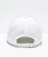 Zero Single Skull White Strapback Hat | Hamilton Place