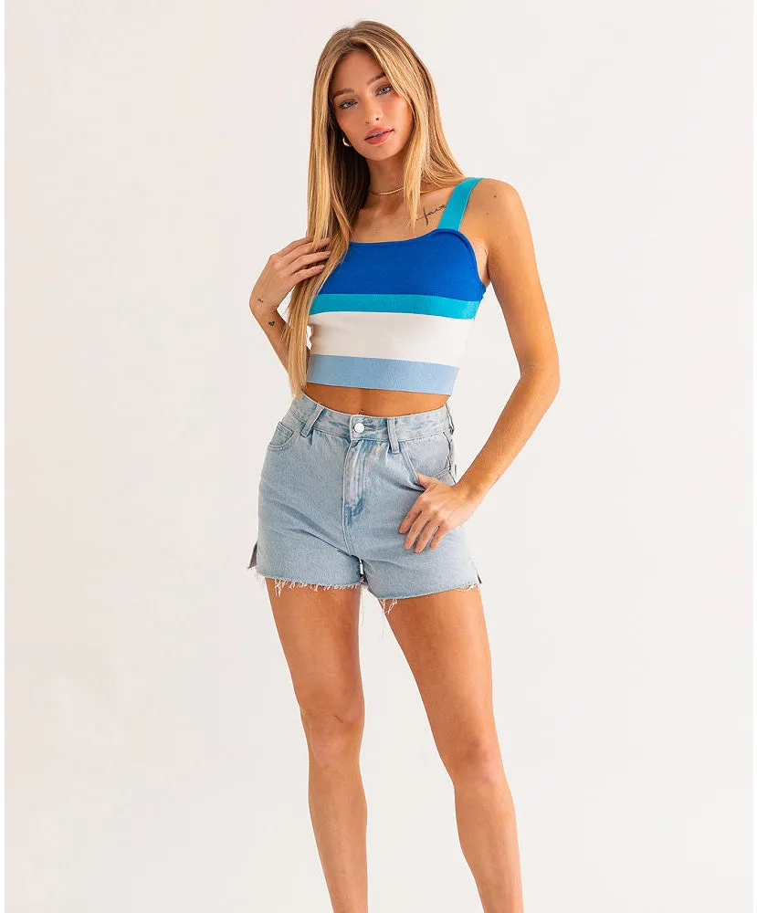 Le Lis Sarah Stripe Knit Tank | CoolSprings Galleria