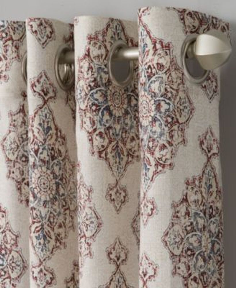 Windham Weavers Zia 50" x 95" Medallion Print Window Panel | Mall of ...