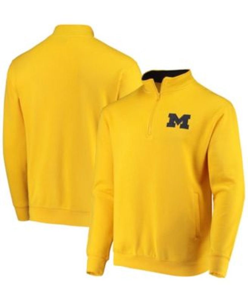 Colosseum Men's Maize Michigan Wolverines Tortugas Logo Quarter-Zip Jacket | Mall of America®