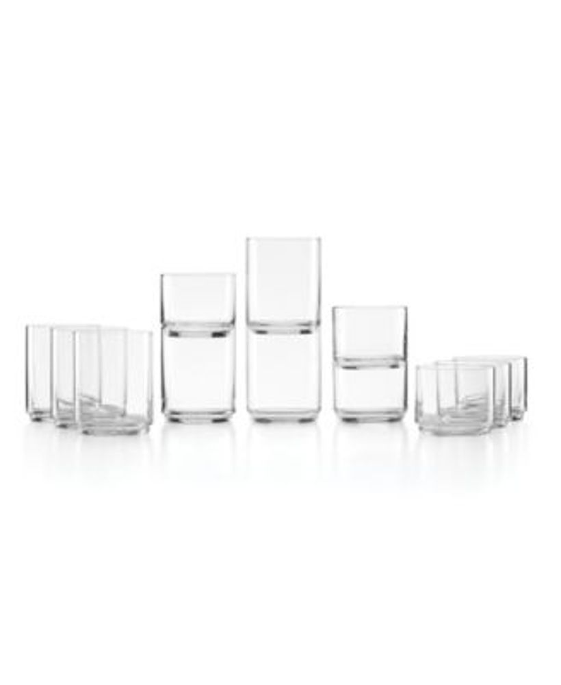Lenox Tuscany Classics Stackable Tall and Short Glasses Set, 12 Piece ...