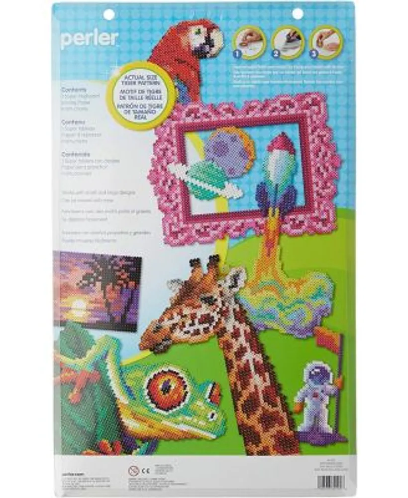 Simplicity Creative Corp Perler Super Pegboard 1/Pkg-Rectangle Clear ...
