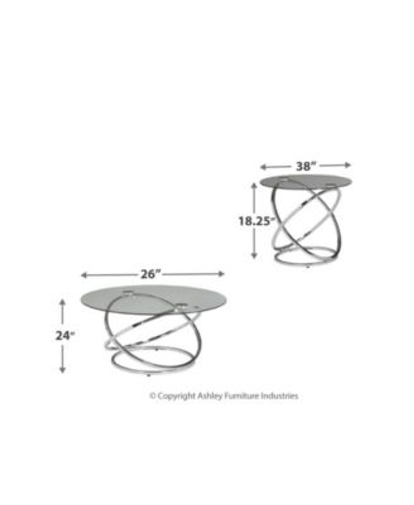 Signature Design By Ashley Ashley Furniture Hollynyx Table Set of 3 ...