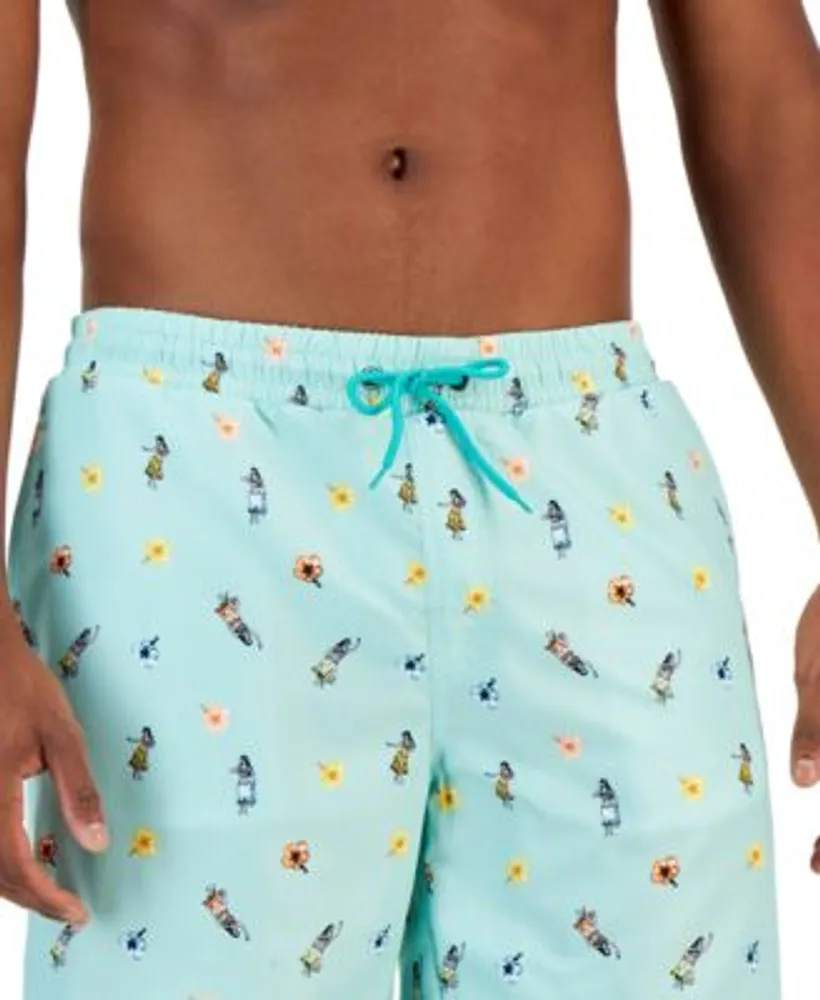 Club Room Men's Momo Hula Swim Trunks, Created for Macy's | Mall of ...
